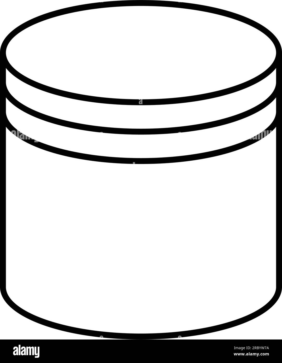 Database Chart Shape Element For Process Layout Diagram Illustration