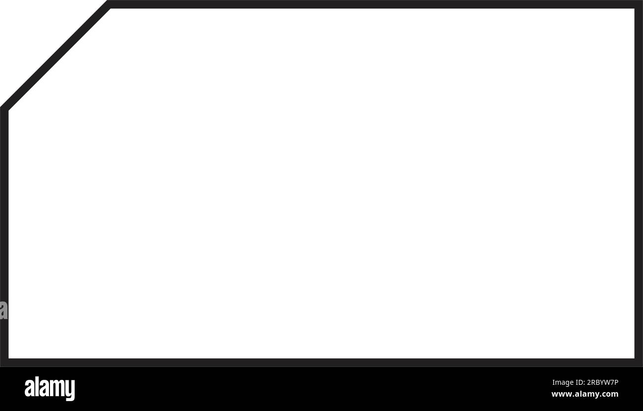 Card flow chart shape element for process layout diagram illustration ...