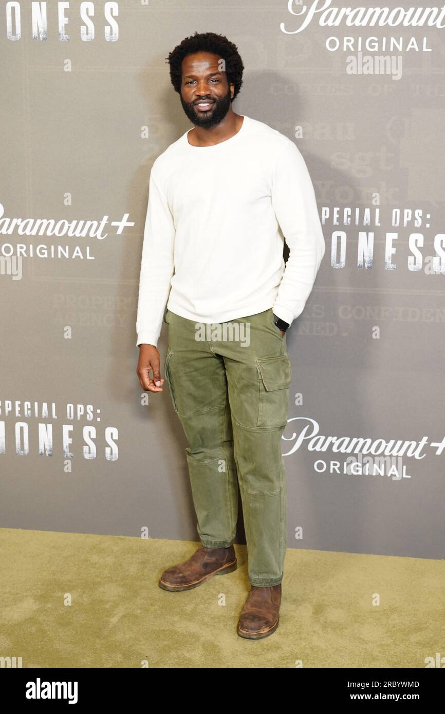 Sope Dirisu arrives for a screening of the Paramount+ series Special ...