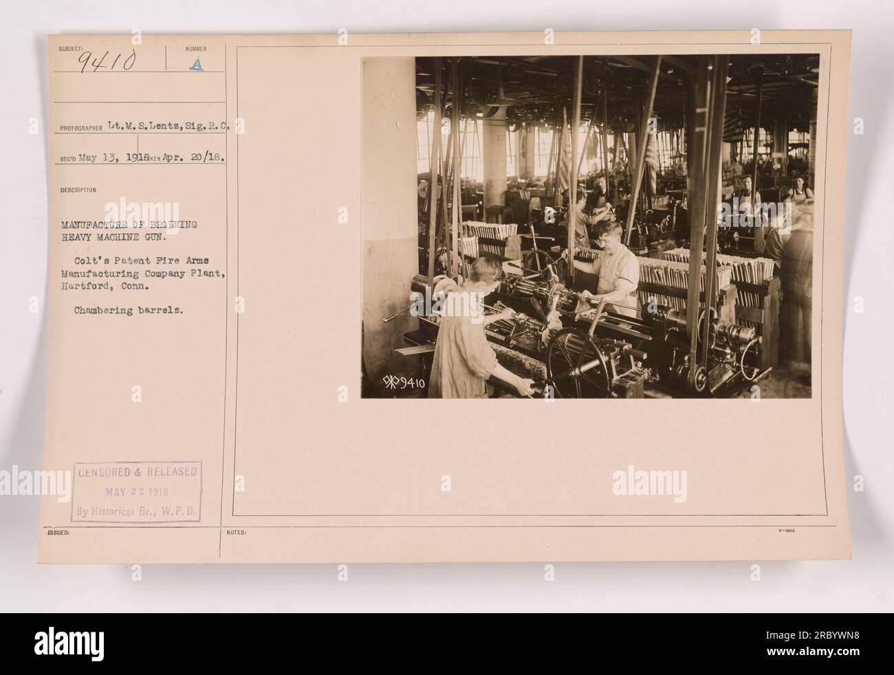 Browning machine gun manufacturing process hi-res stock photography and ...