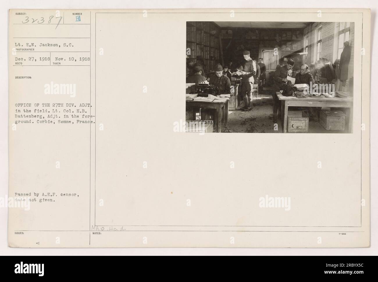 Image caption: "Lieutenant E.N. Jackson, S.C., took this photograph on ...