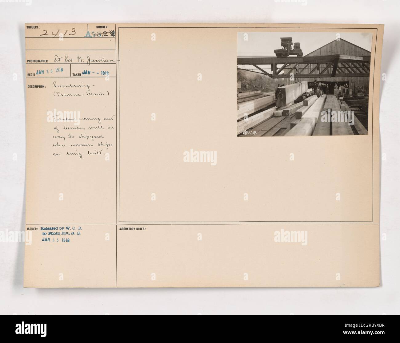 Wartime lumber production hi-res stock photography and images - Alamy