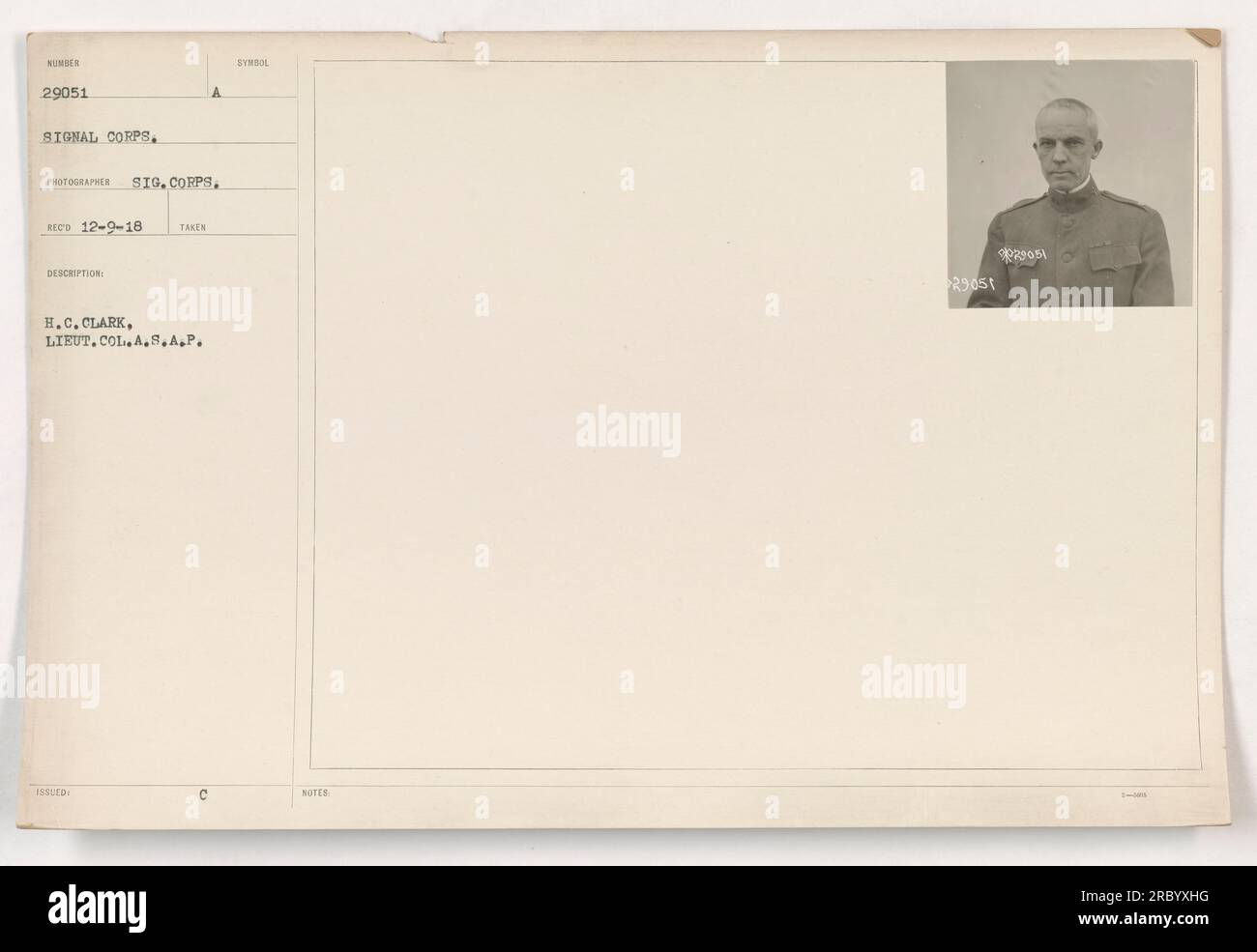 Lieutenant Colonel H.C. Clark from the A.S.A.P supervising military ...