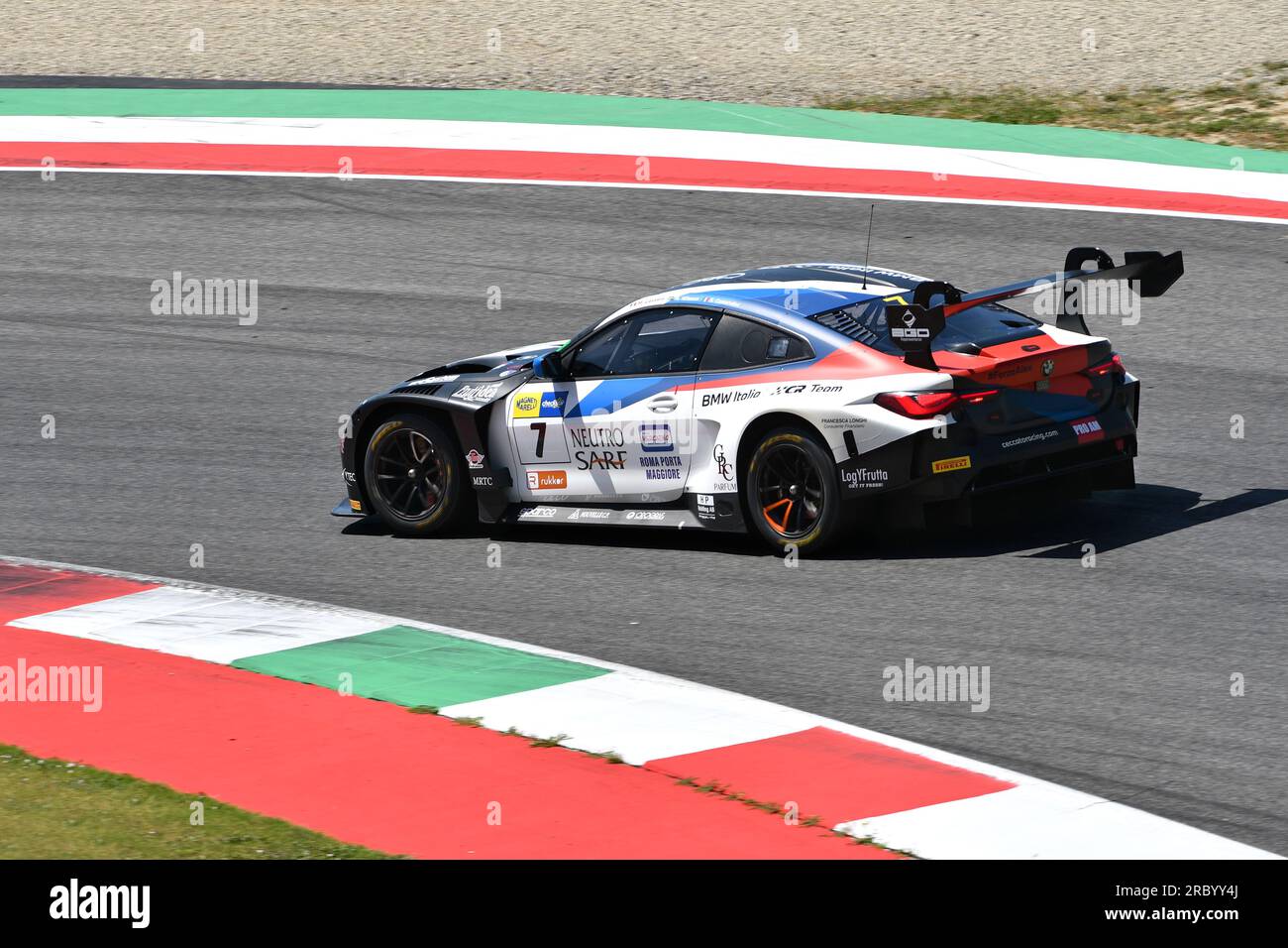 Scarperia, 7 July 2023: BMW M4 GT3 of Team BMW Italia Ceccato Racing ...