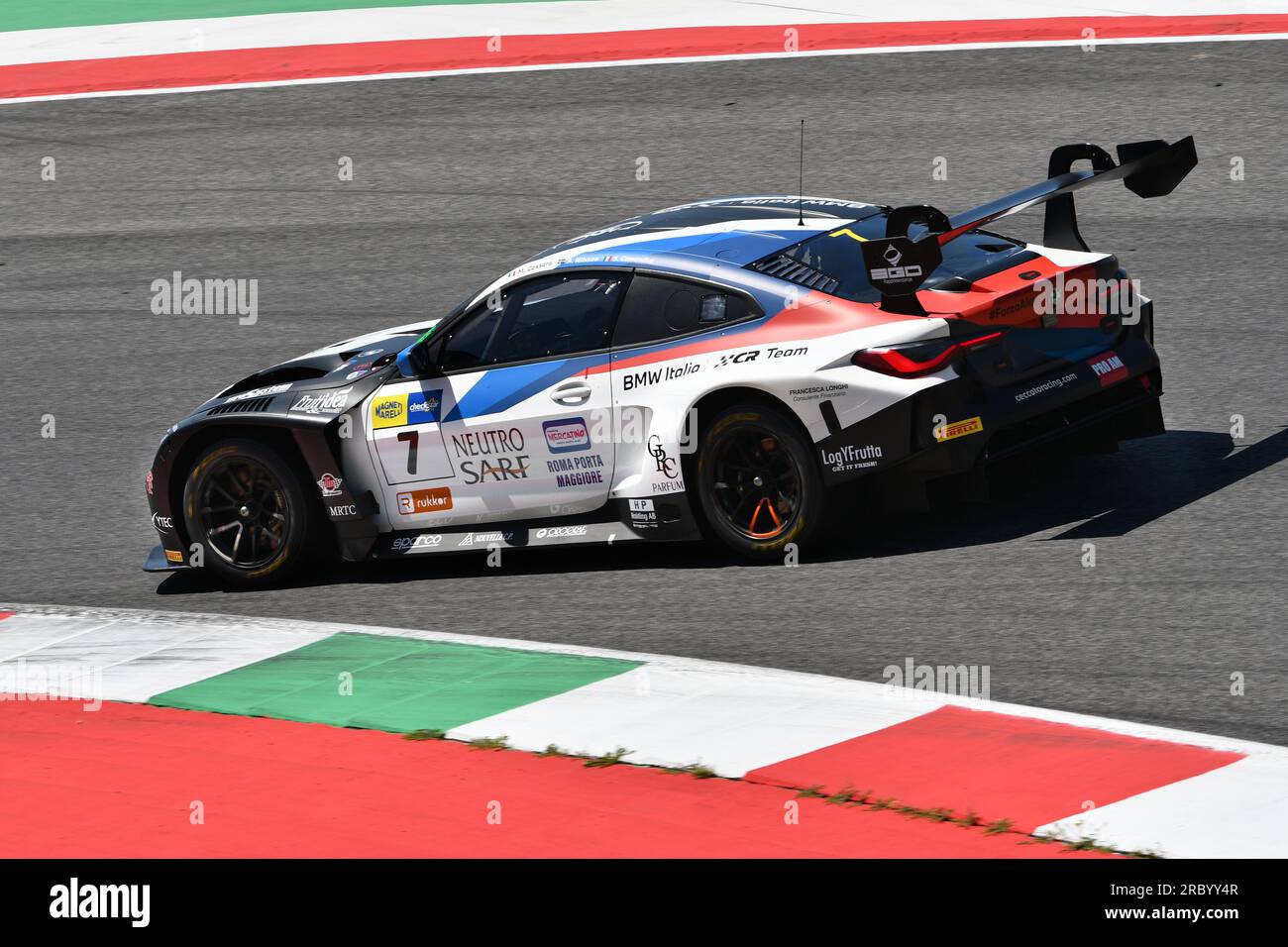 Scarperia, 7 July 2023: BMW M4 GT3 of Team BMW Italia Ceccato Racing ...