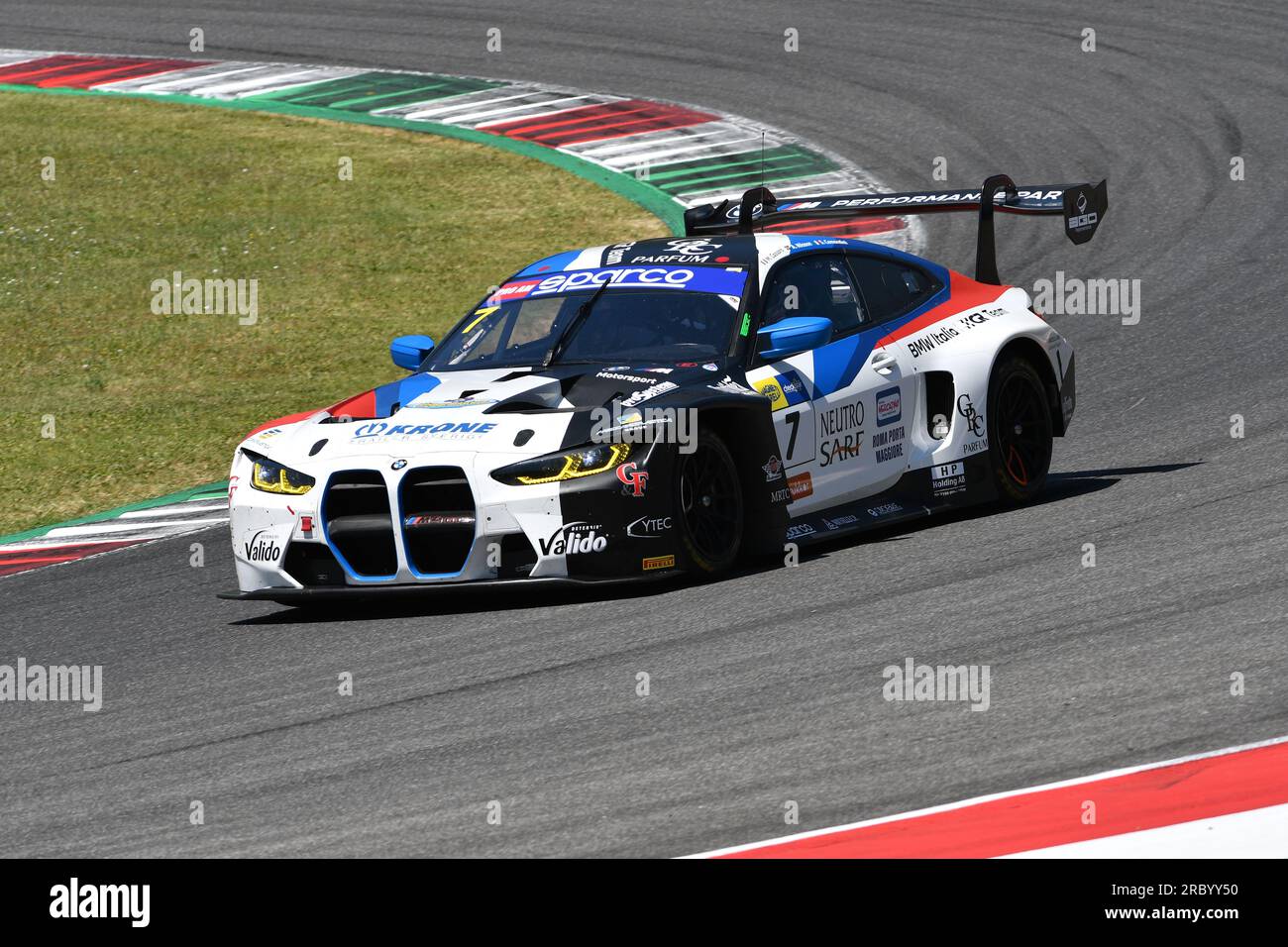 Scarperia, 7 July 2023: BMW M4 GT3 of Team BMW Italia Ceccato Racing ...
