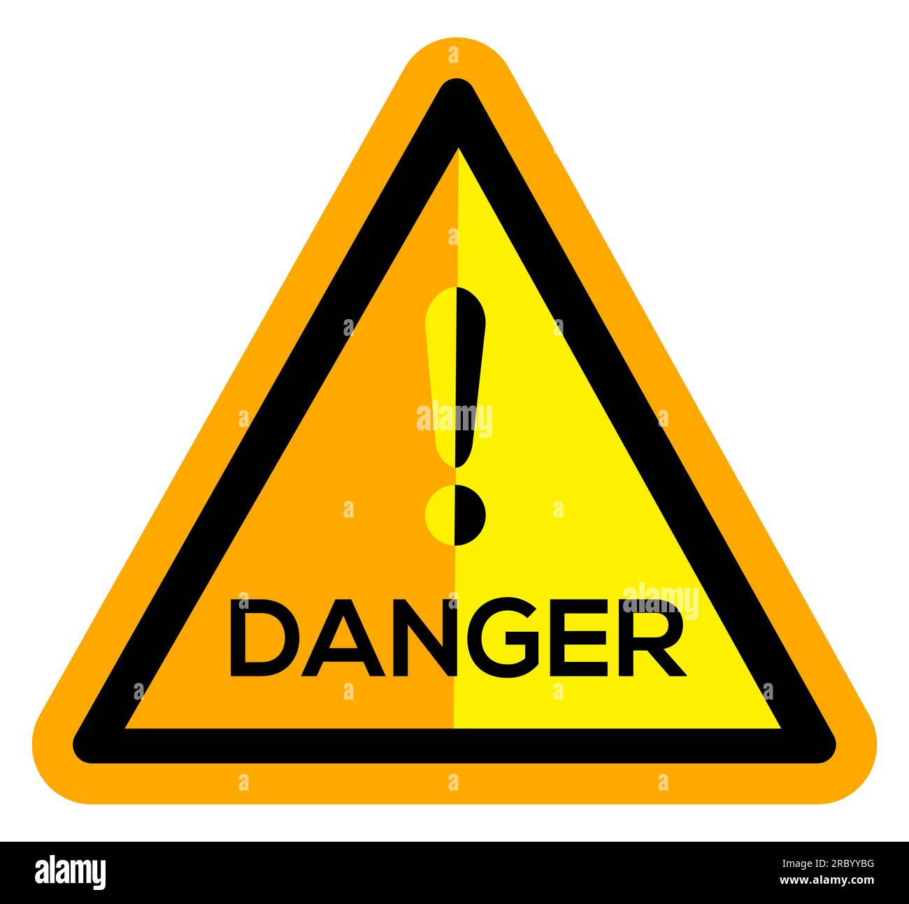 Danger vector illustration sign, symbol, logo sticker Stock Vector ...