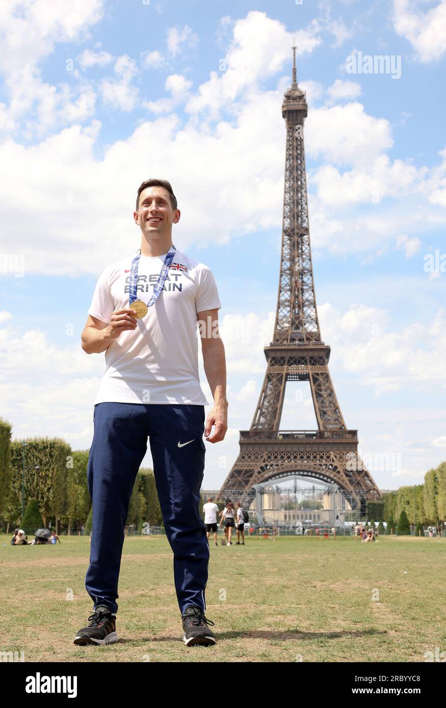 Paris, France. 11 July, 2023. Great Britain’s Jonathan Broom-Edwards ...