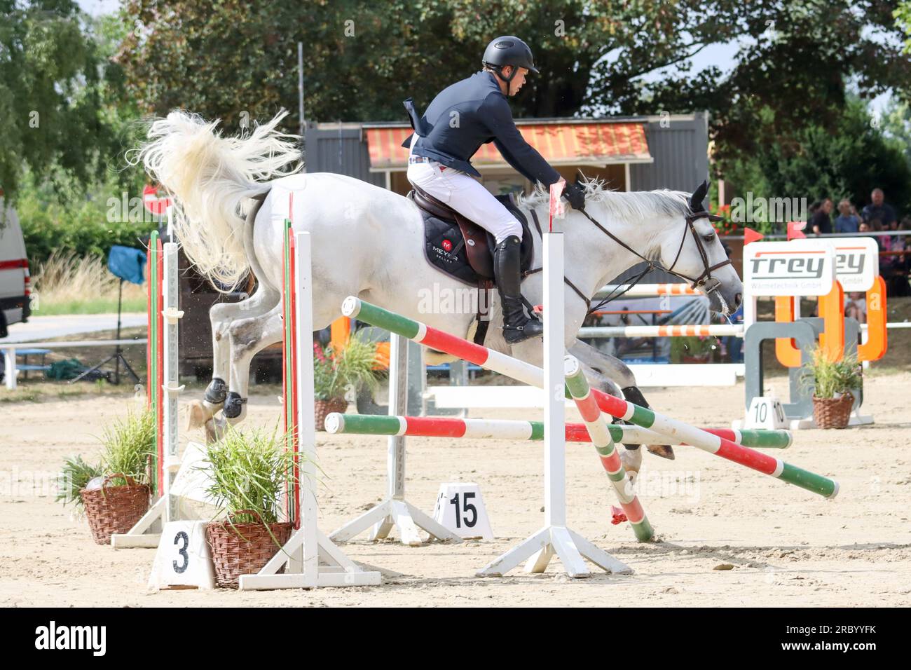 rider competition in germany, hessen, bommersheim Stock Photo - Alamy
