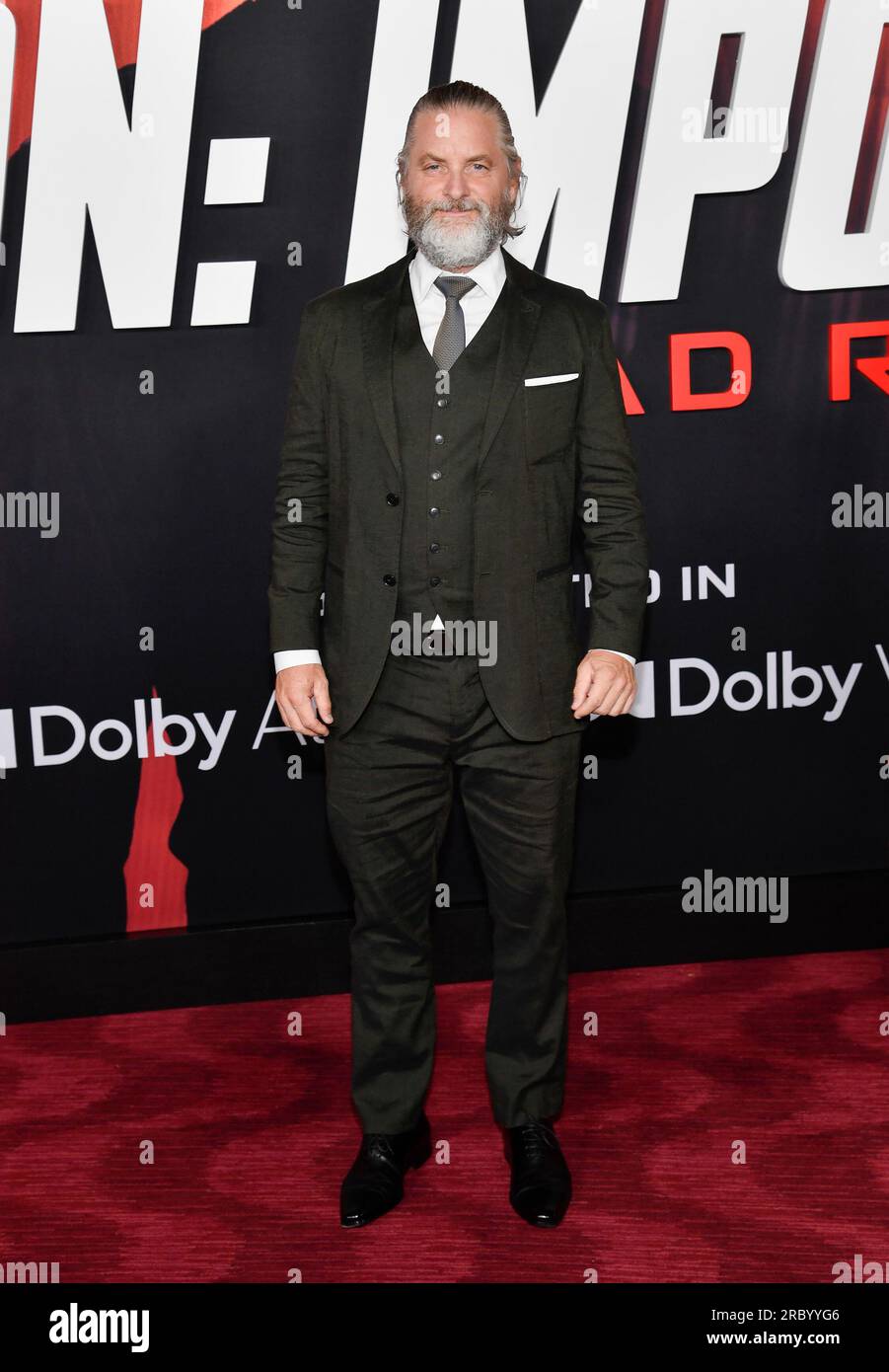Shea Whigham attends the premiere of "Mission: Impossible - Dead ...