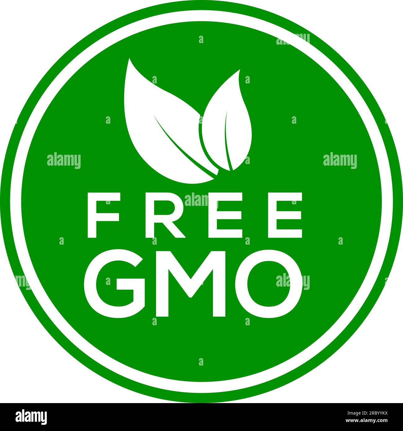 Free GMO vector logo or icon, green background free GMO logo Stock Vector Image & Art - Alamy