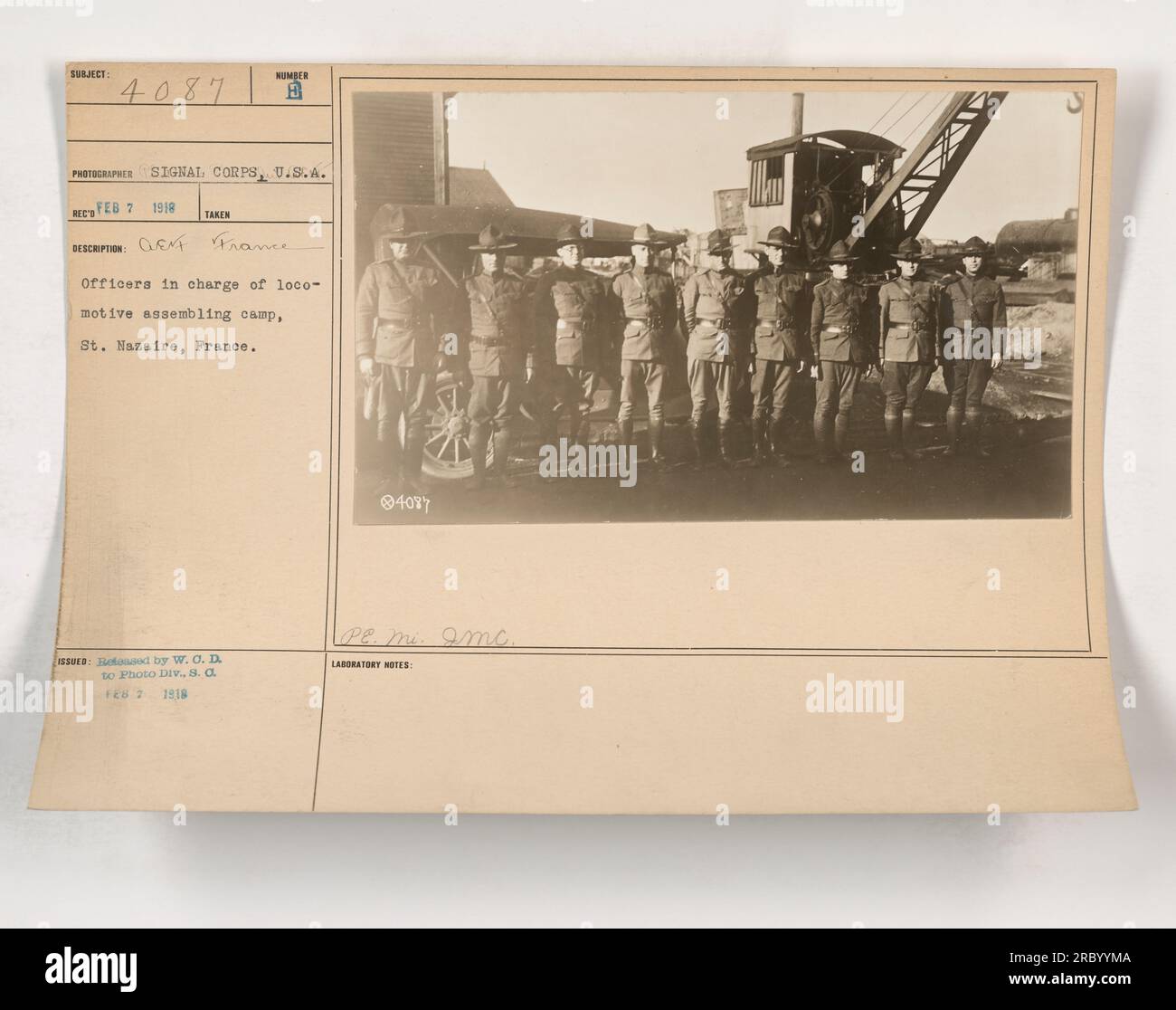 American soldiers assembling locomotives hi-res stock photography and ...