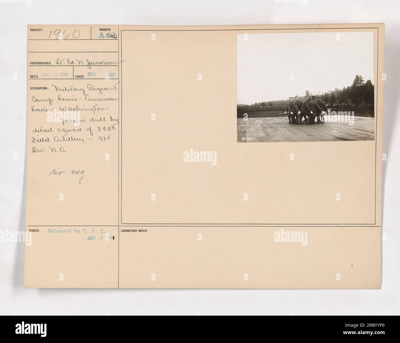 "Zouave drill performed by a detail squad from the 348th Field ...