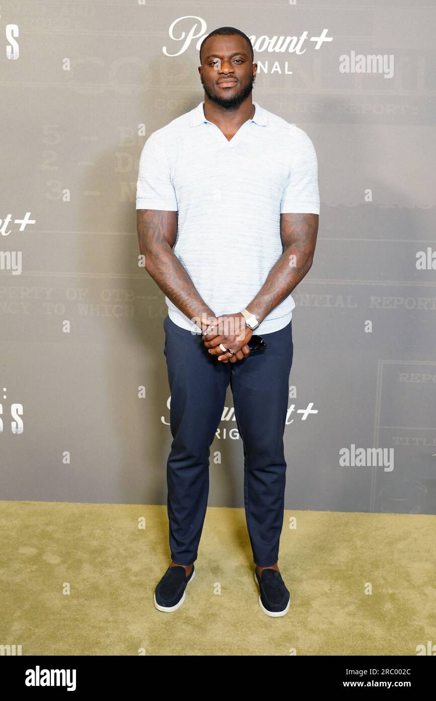Efe Obaba arrives for a screening of the Paramount+ series Special Ops ...