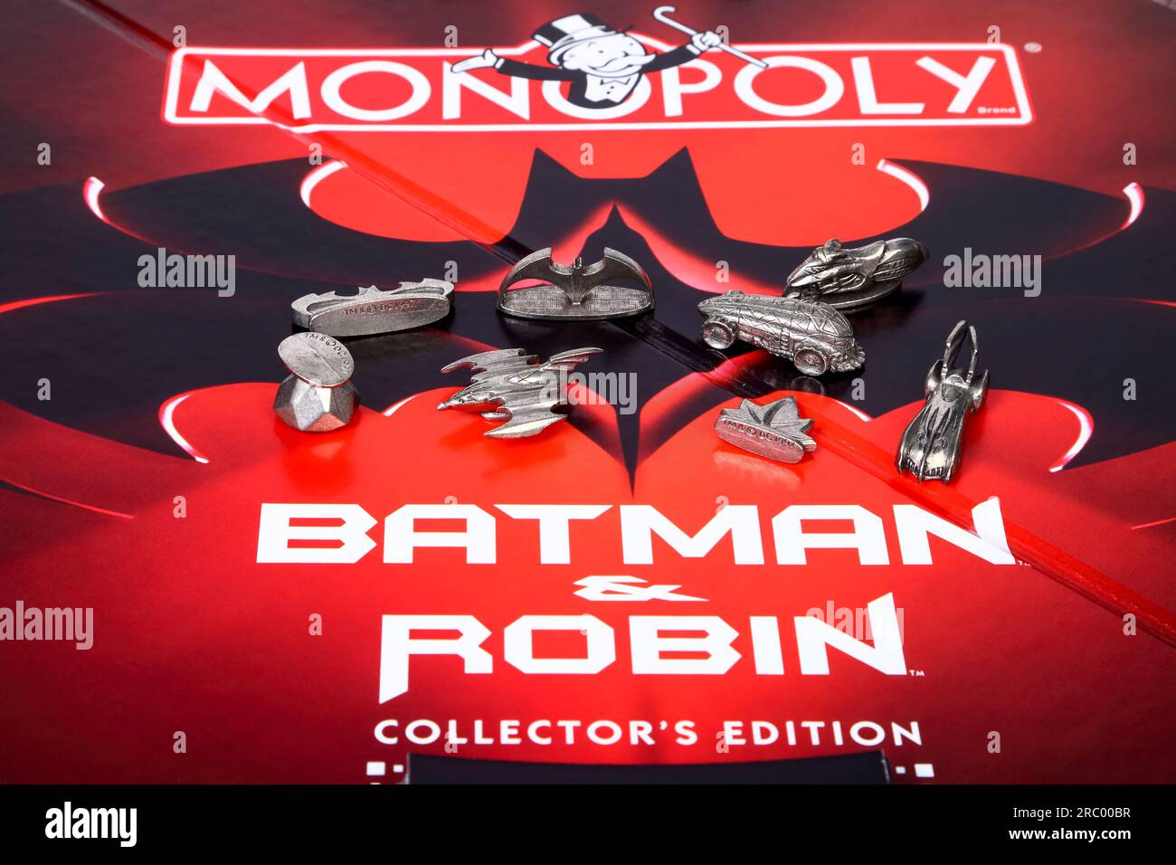 Collectable Monopoly Batman and Robin collector's Edition board game ...