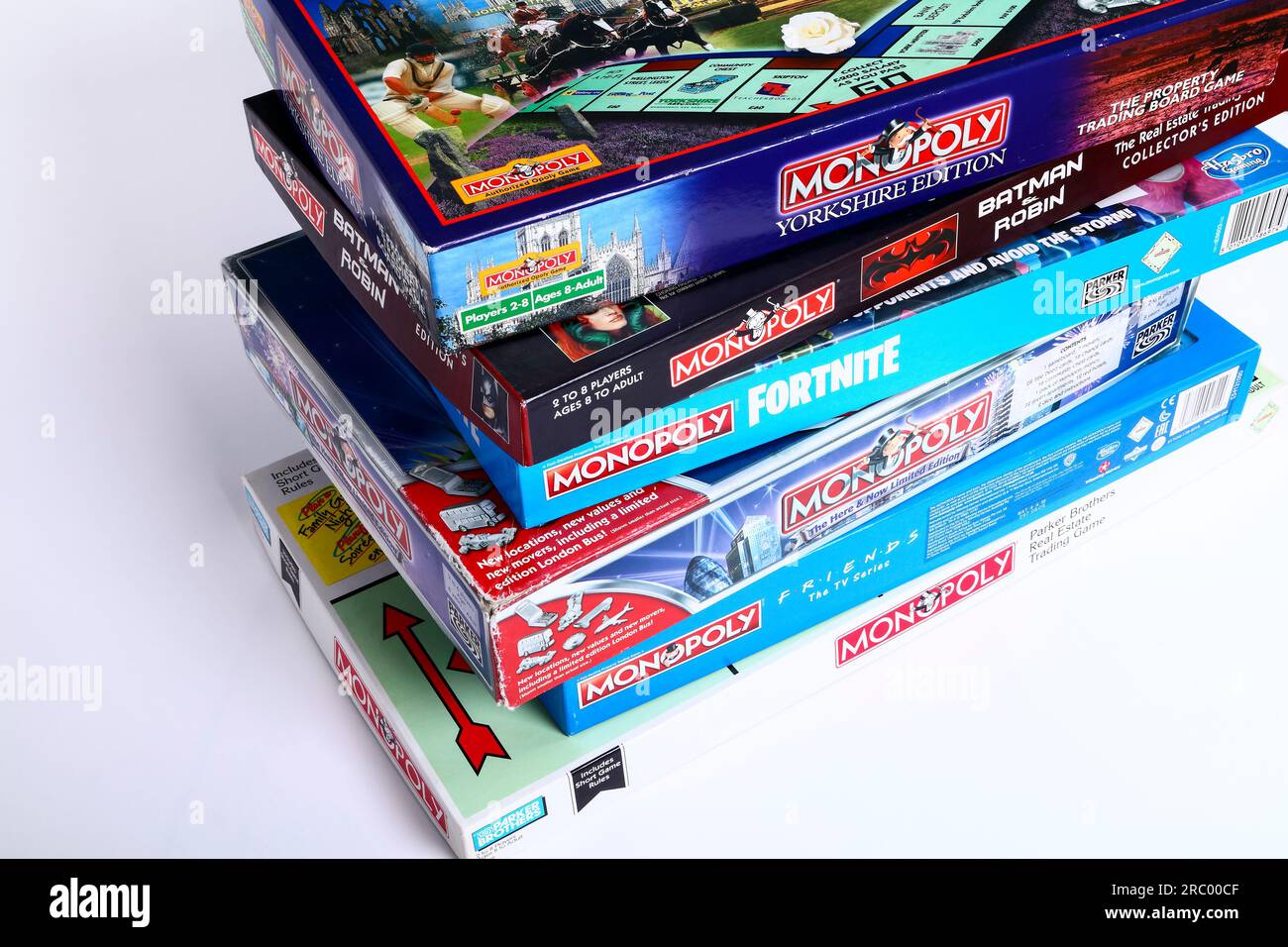 Collection of Monopoly collectable board games Stock Photo - Alamy