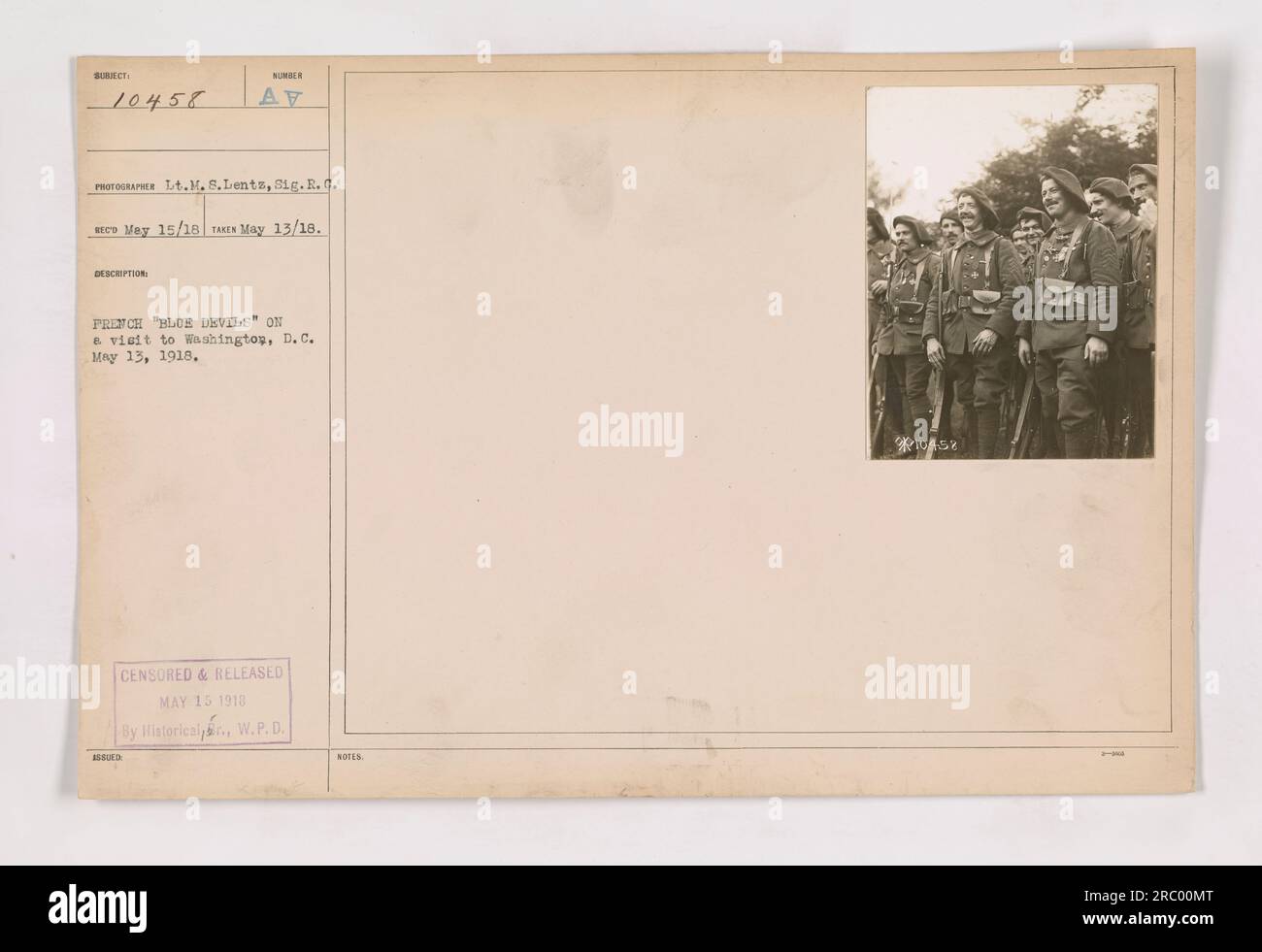 French soldiers from the "Blue Devils" regiment visit Washington, D.C ...