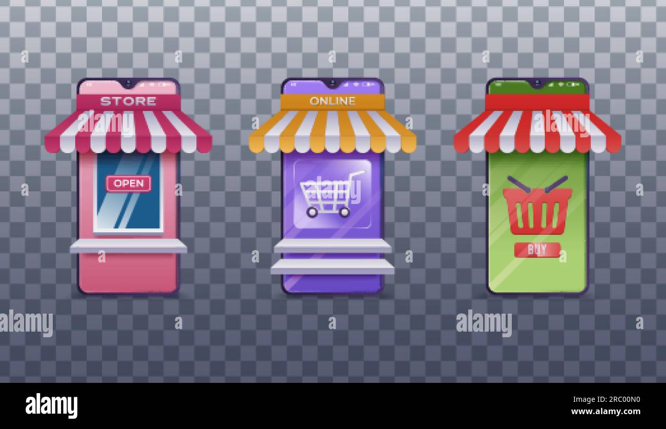 Stores window Stock Vector Images - Alamy