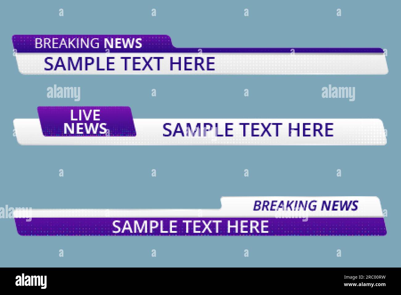 News lower thirds hi-res stock photography and images - Alamy