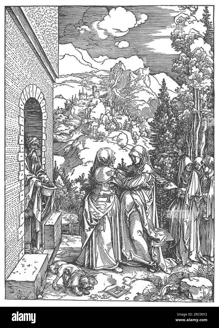 The Visitation 1503 by Albrecht Durer Stock Photo - Alamy