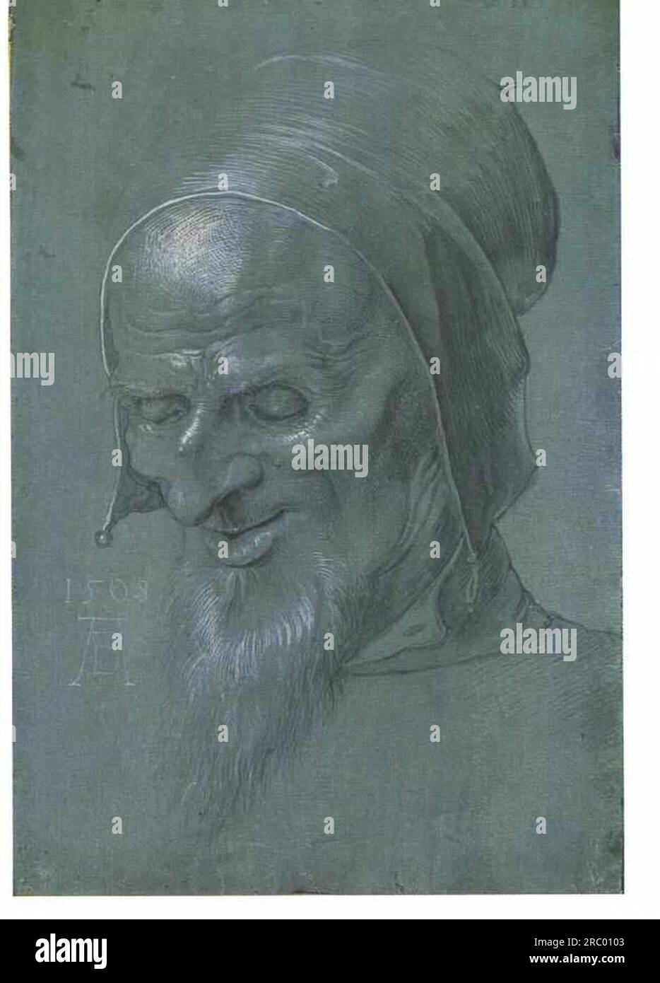 Head of a apostle 1509 by Albrecht Durer Stock Photo - Alamy