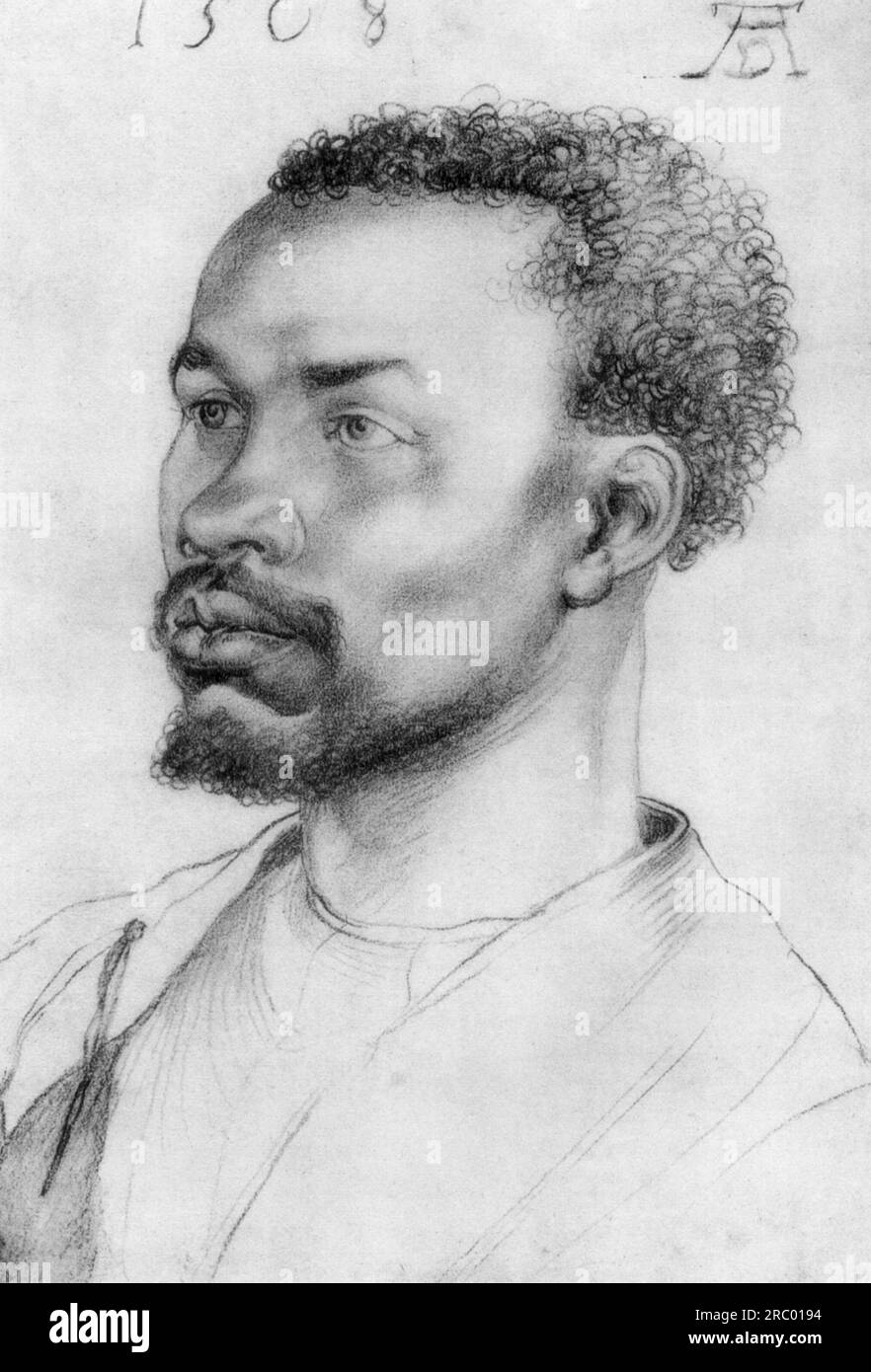 Head of an African 1508 by Albrecht Durer Stock Photo - Alamy