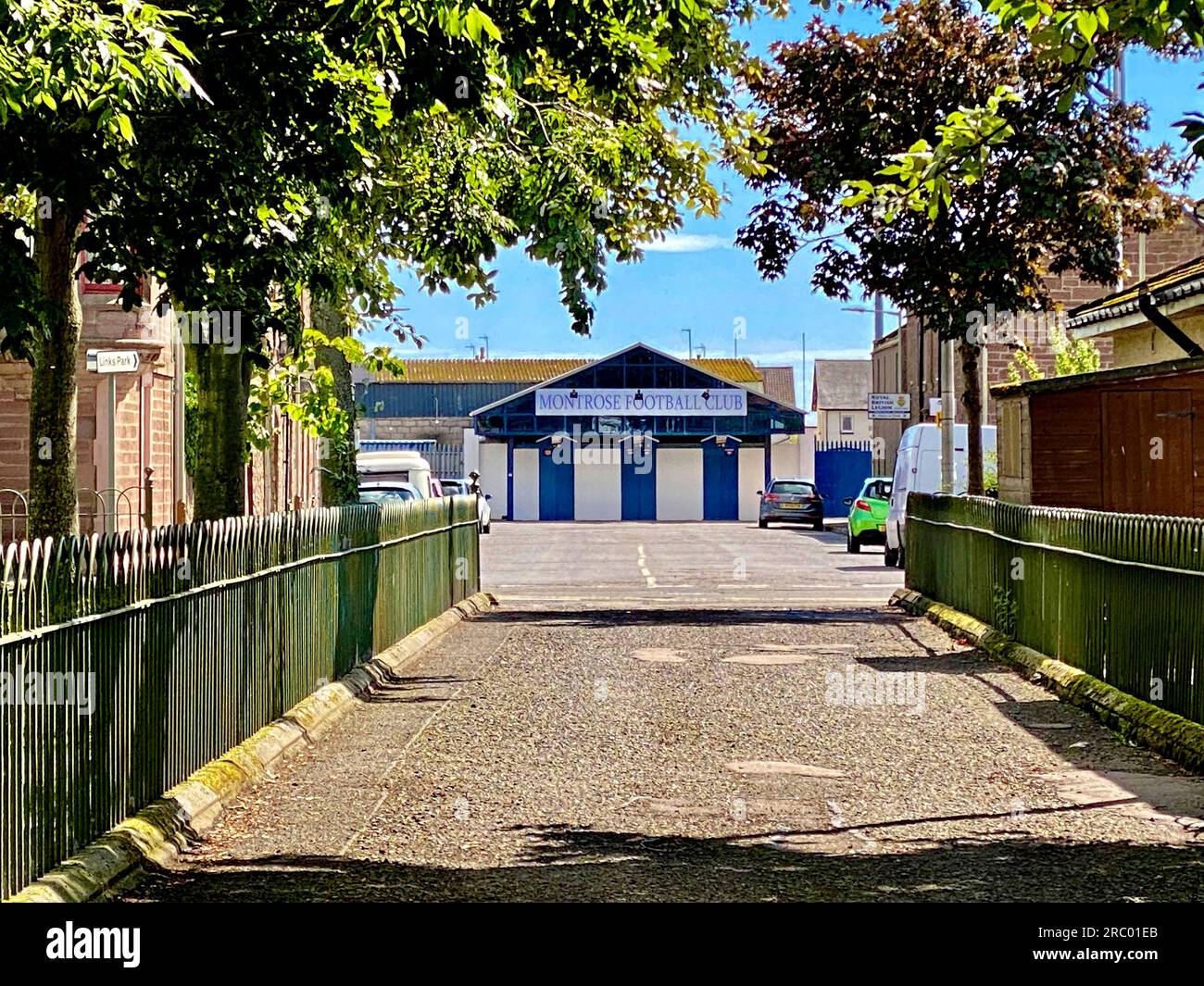 Links Park Stadium, Montrose, Scotland Stock Photo - Alamy
