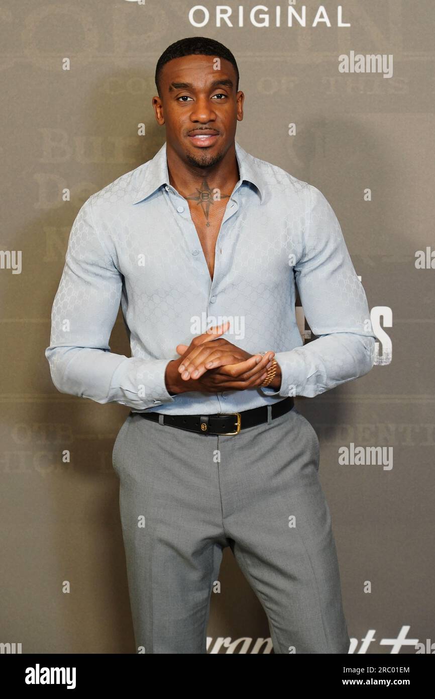 Bugzy Malone arrives for a screening of the Paramount+ series Special ...
