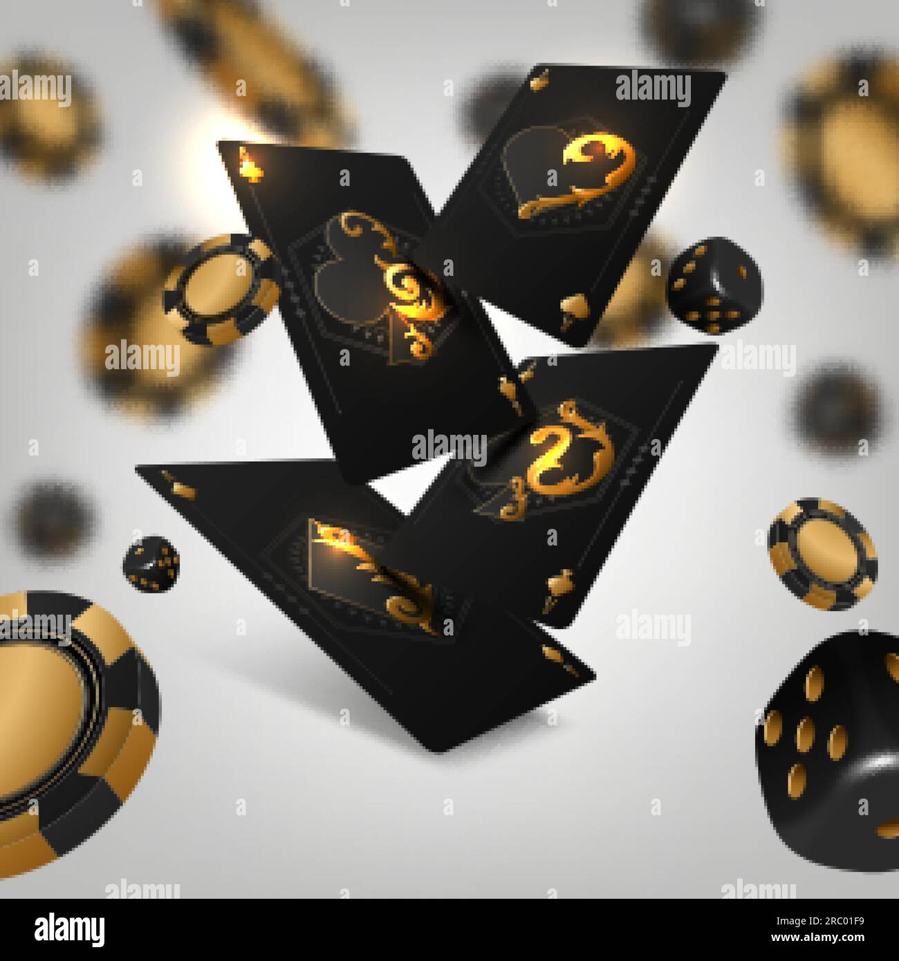 Chips cards Stock Vector Images - Alamy