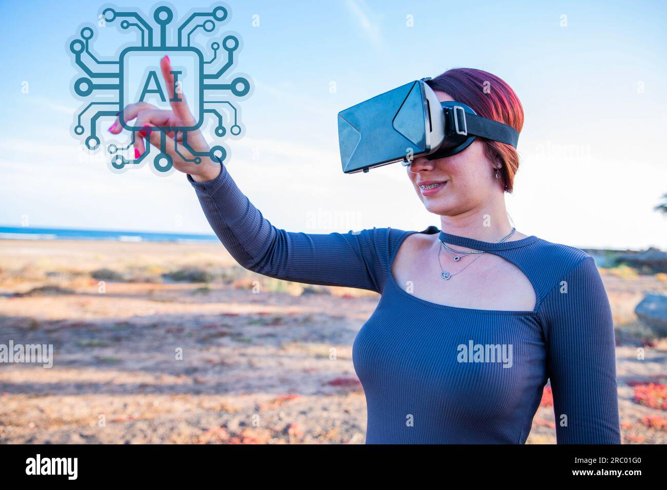 Virtual travel guide hi-res stock photography and images - Alamy