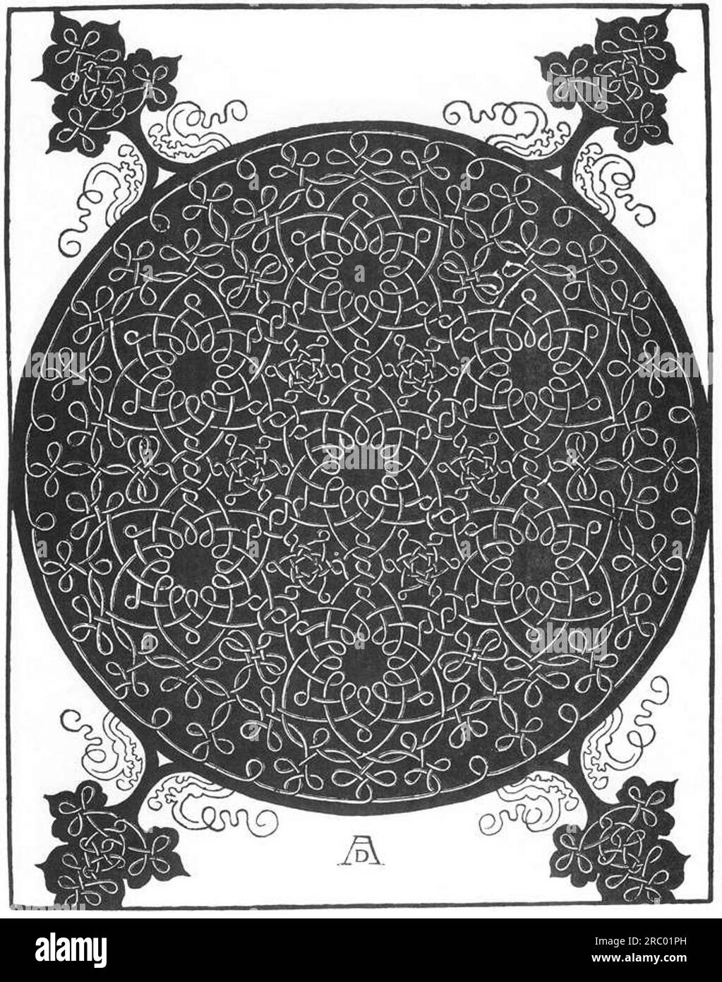 Pattern from the Series of Six Knots 1507 by Albrecht Durer Stock Photo ...