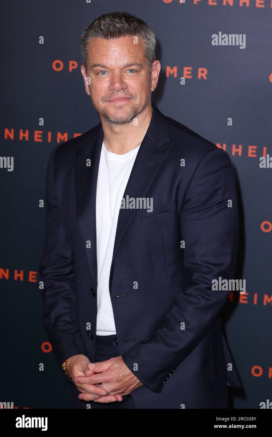 Matt damon oppenheimer hi-res stock photography and images - Alamy