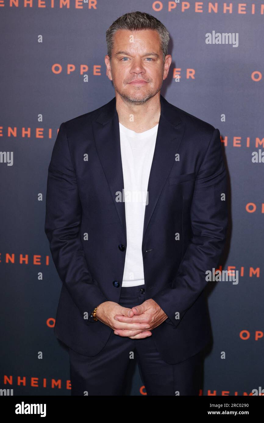 Matt damon oppenheimer hi-res stock photography and images - Alamy