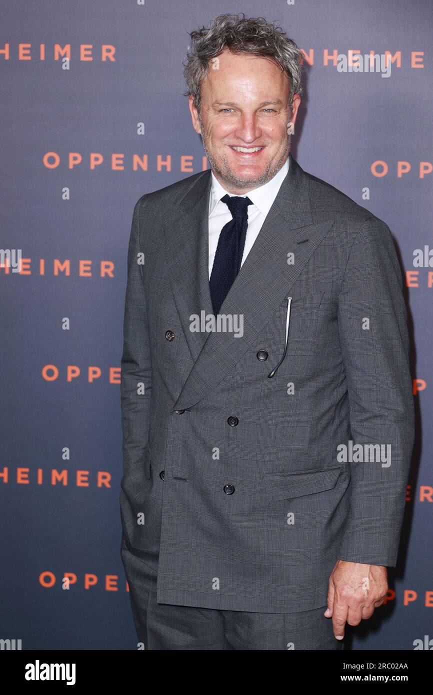 Jason Clarke attends Oppenheimer Premiere held at Grand Rex on July 11 ...