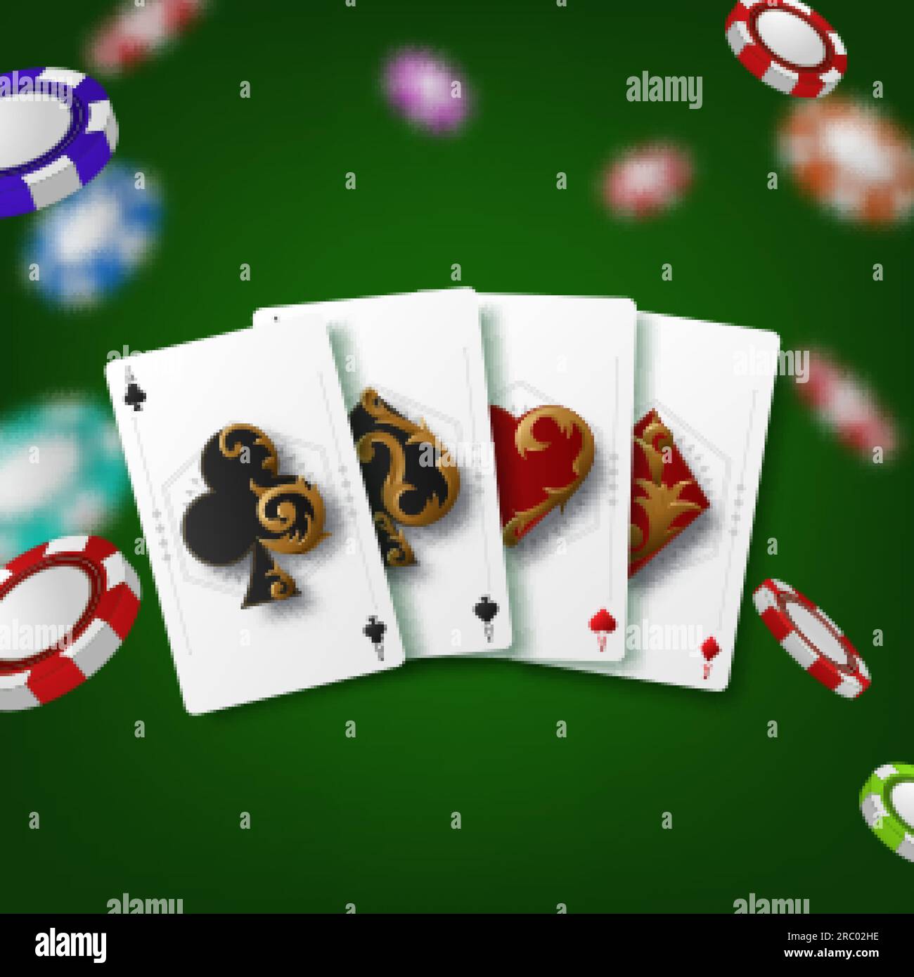 Poker symbols Stock Vector Images - Alamy