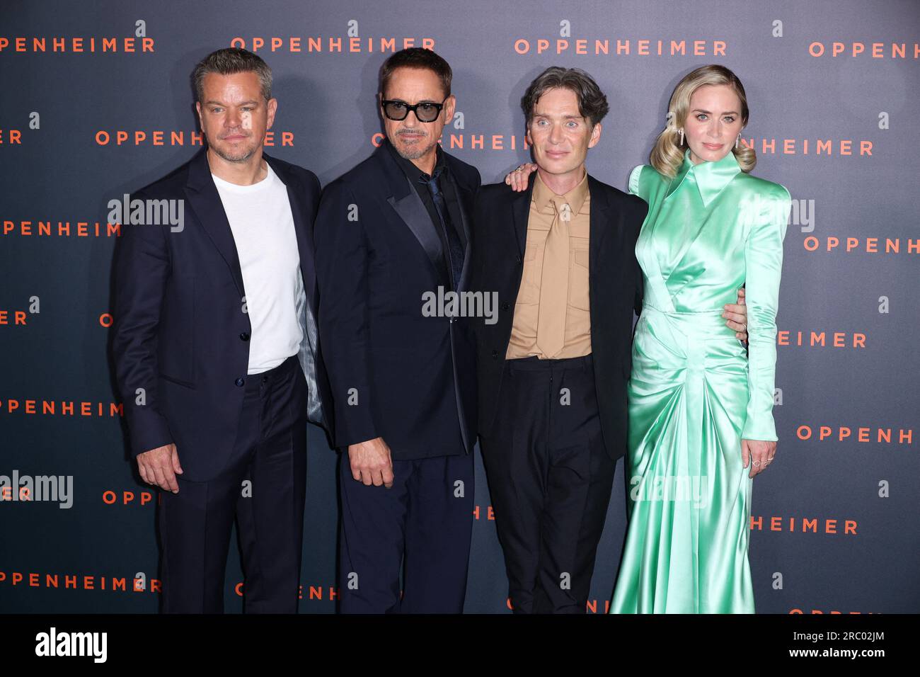 Matt Damon, Robert Downey Jr, Cillian Murphy, Emily Blunt attends ...