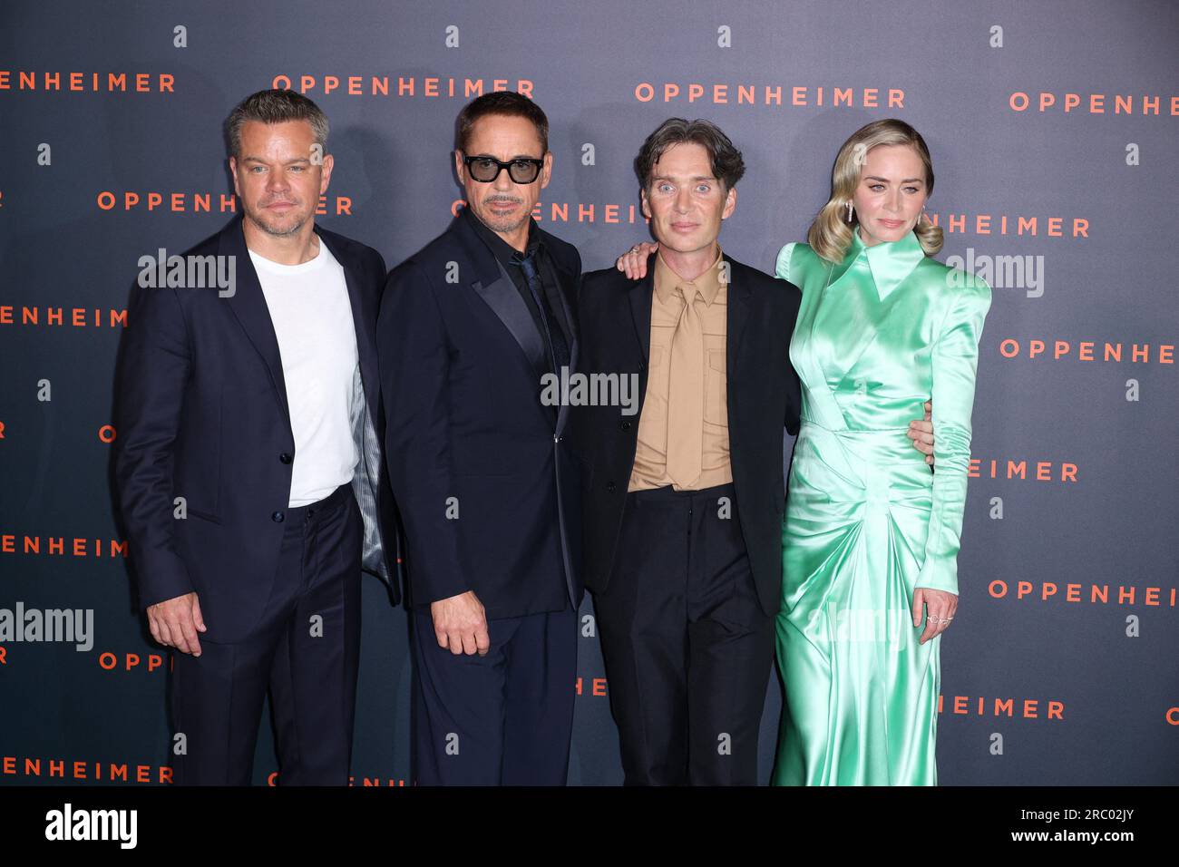 Matt Damon, Robert Downey Jr, Cillian Murphy, Emily Blunt attends ...