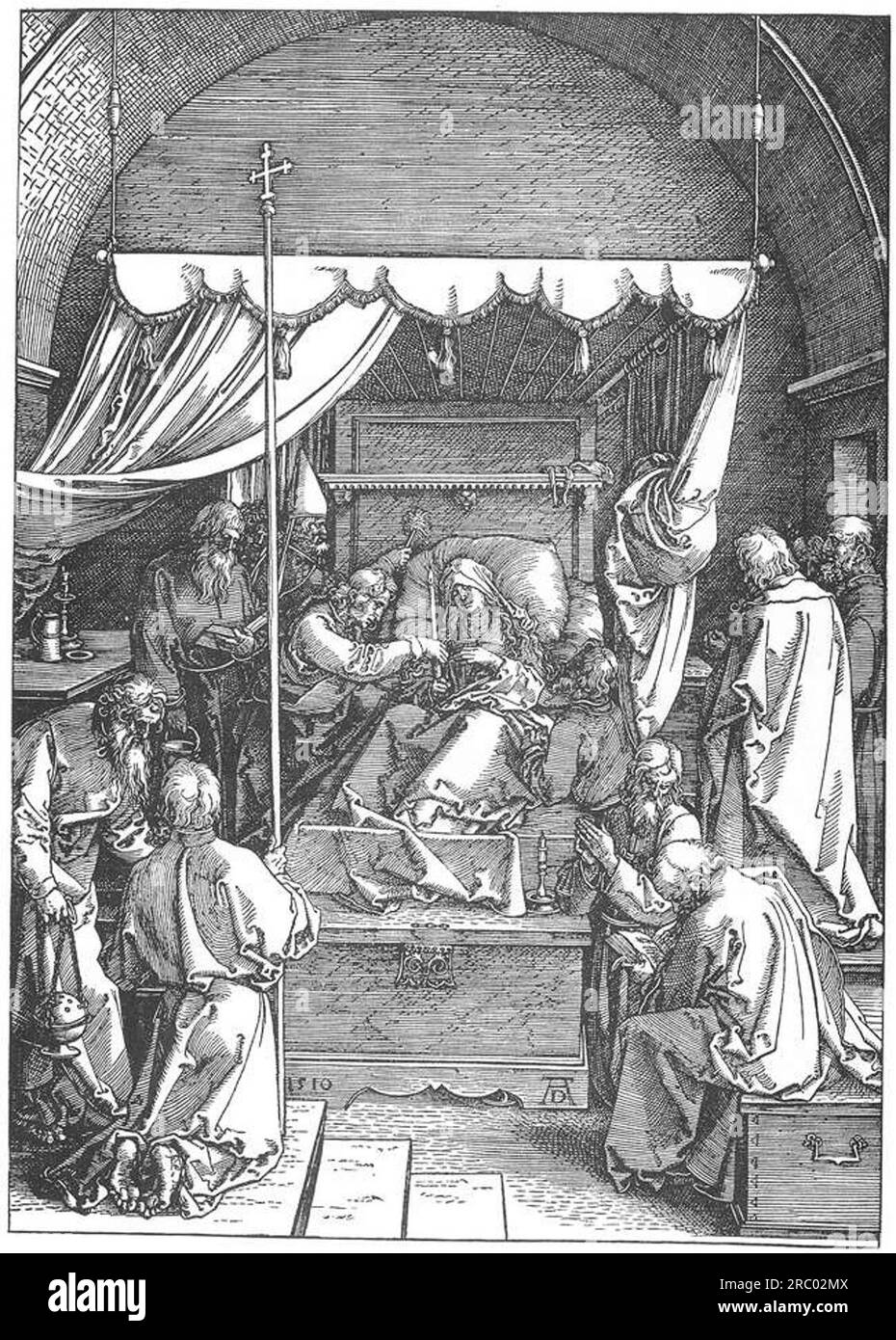 The Death of Mary 1510 by Albrecht Durer Stock Photo - Alamy