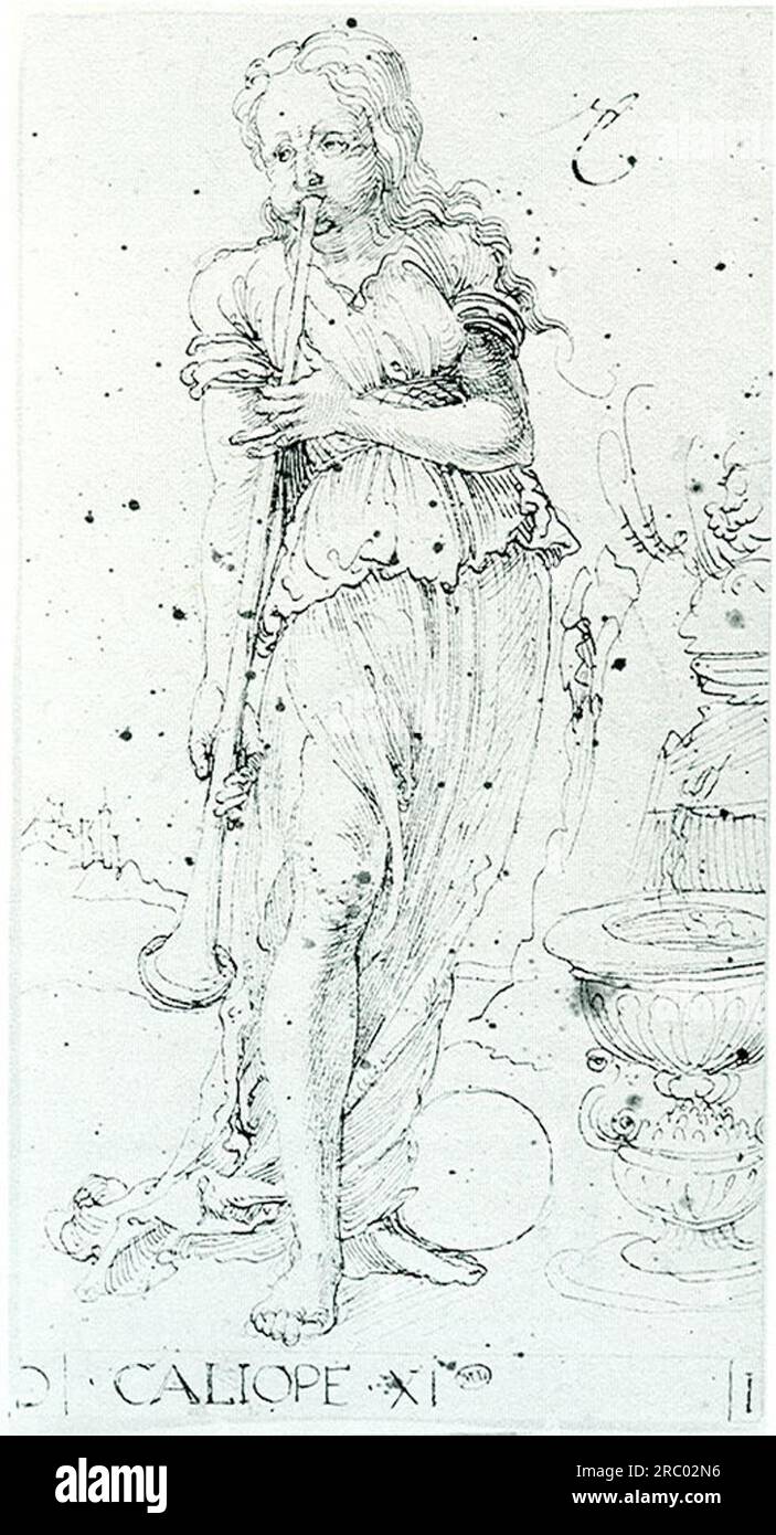 Muse Calliope 1494 by Albrecht Durer Stock Photo - Alamy