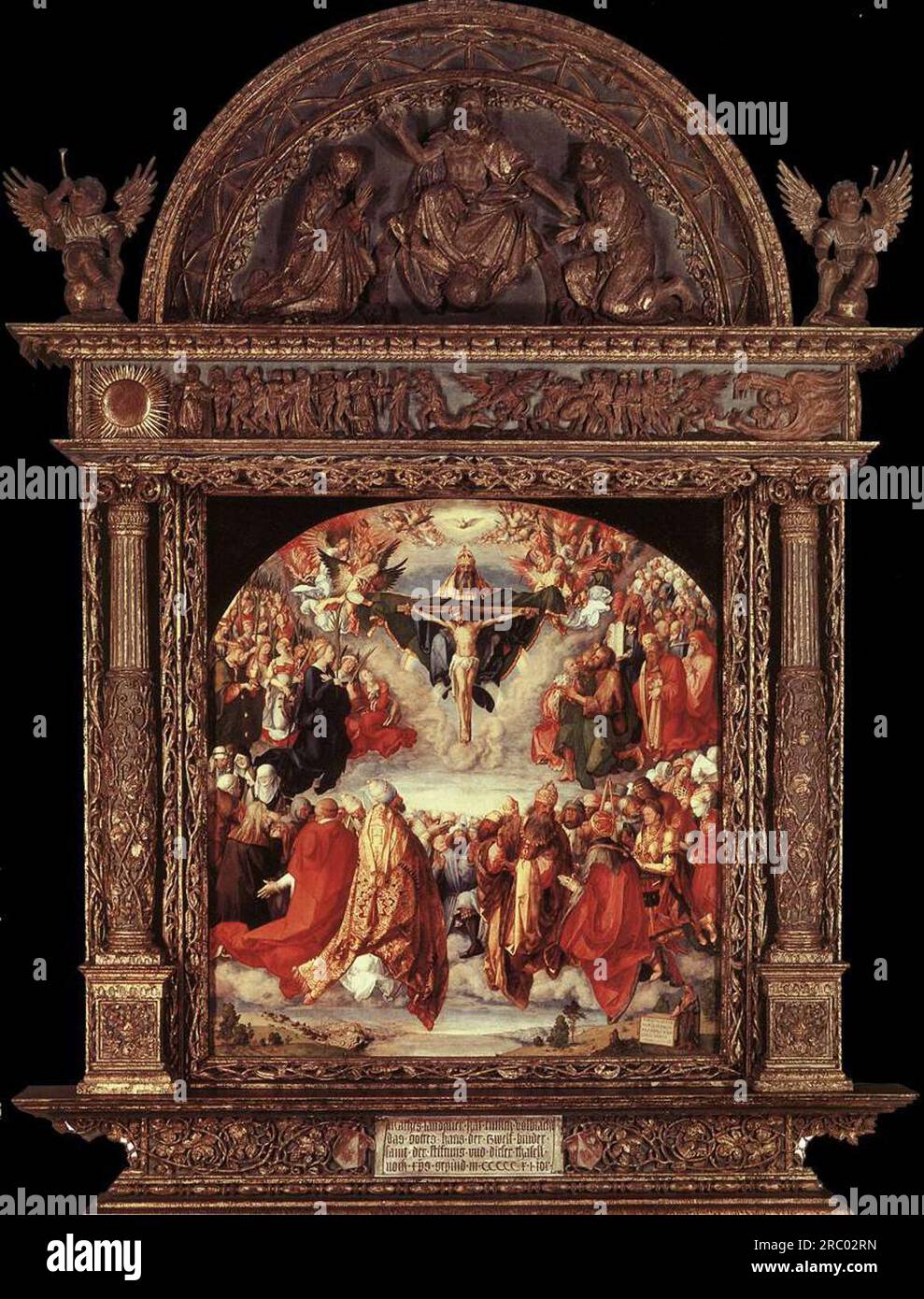 The Adoration of the Holy Trinity (Landauer Altar) 1511 by Albrecht ...