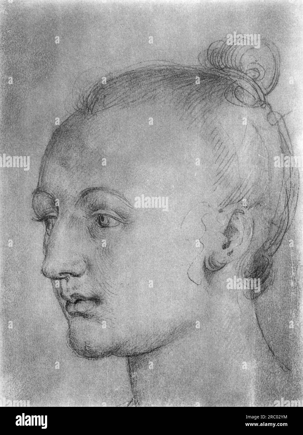 Studies on a great "picture of Mary" Head of a Young Girl by Albrecht ...