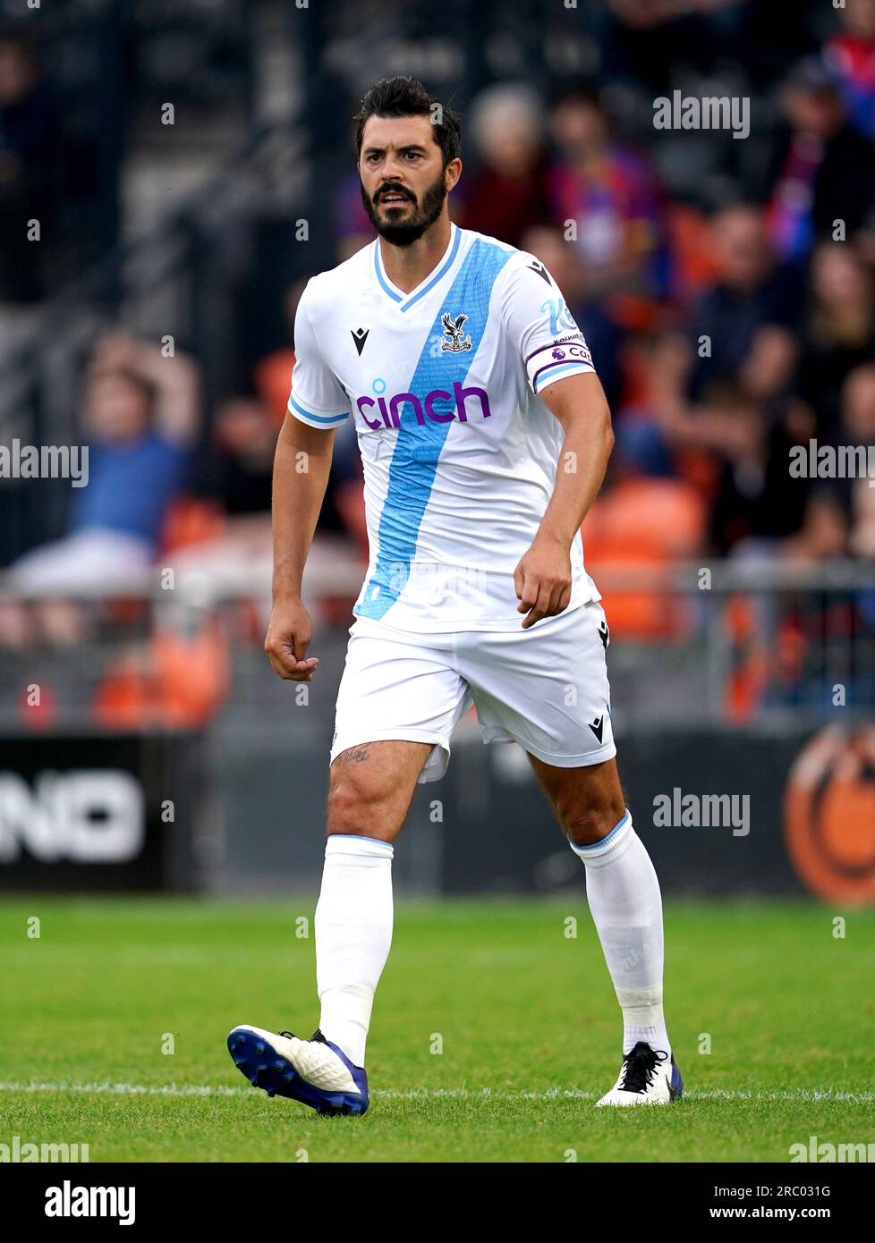 Crystal Palace's James Tomkins during a friendly match at The Hive Stadium, London. Picture date ...