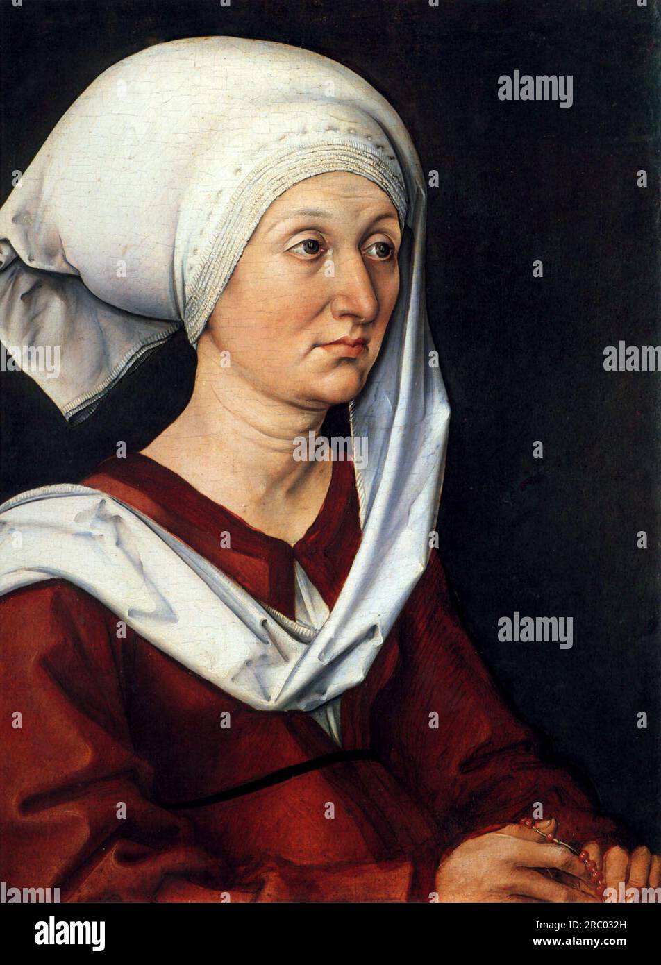 Portrait of Barbara 1490 by Albrecht Durer Stock Photo - Alamy