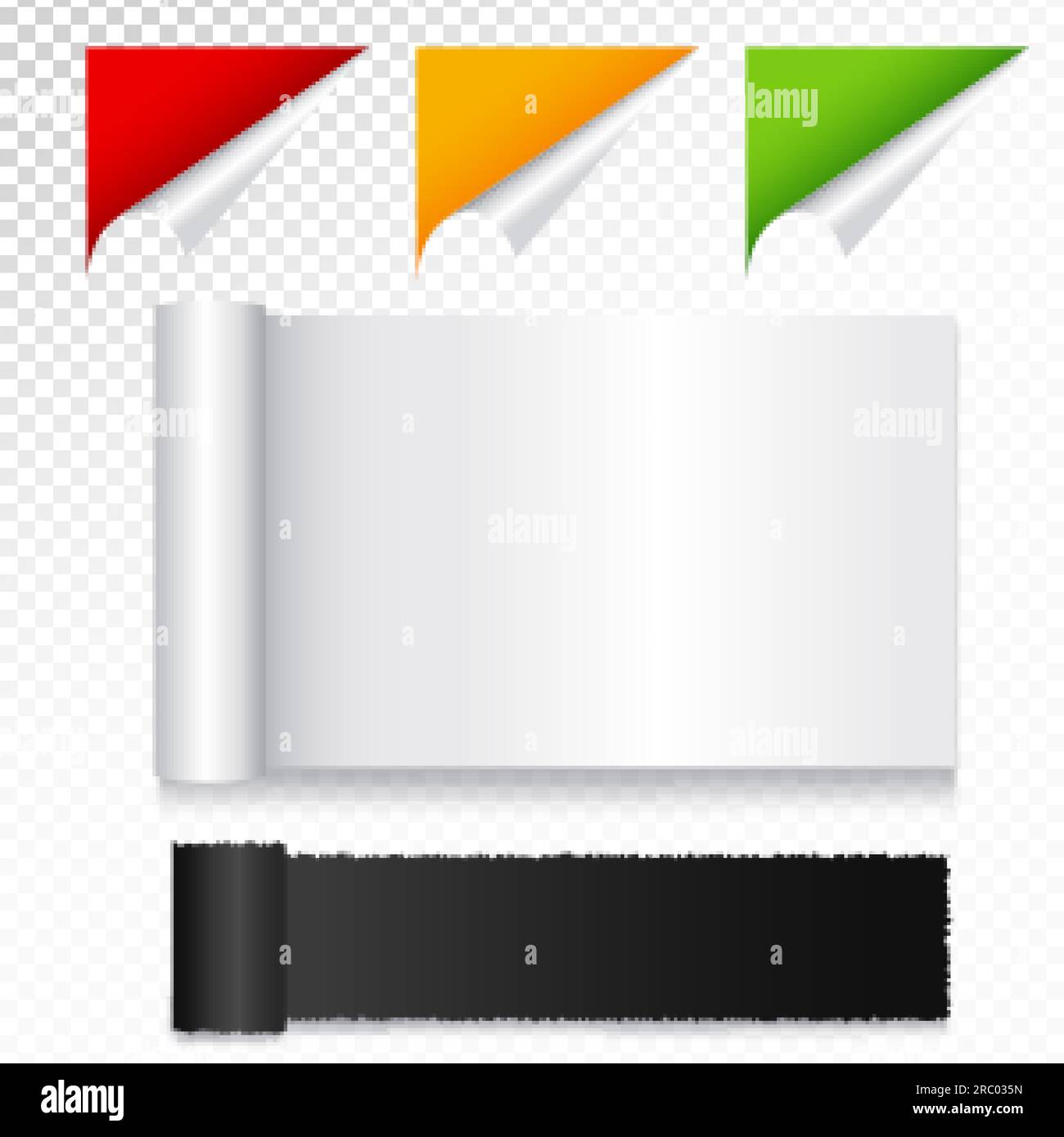 Mockup notes Stock Vector Images - Alamy