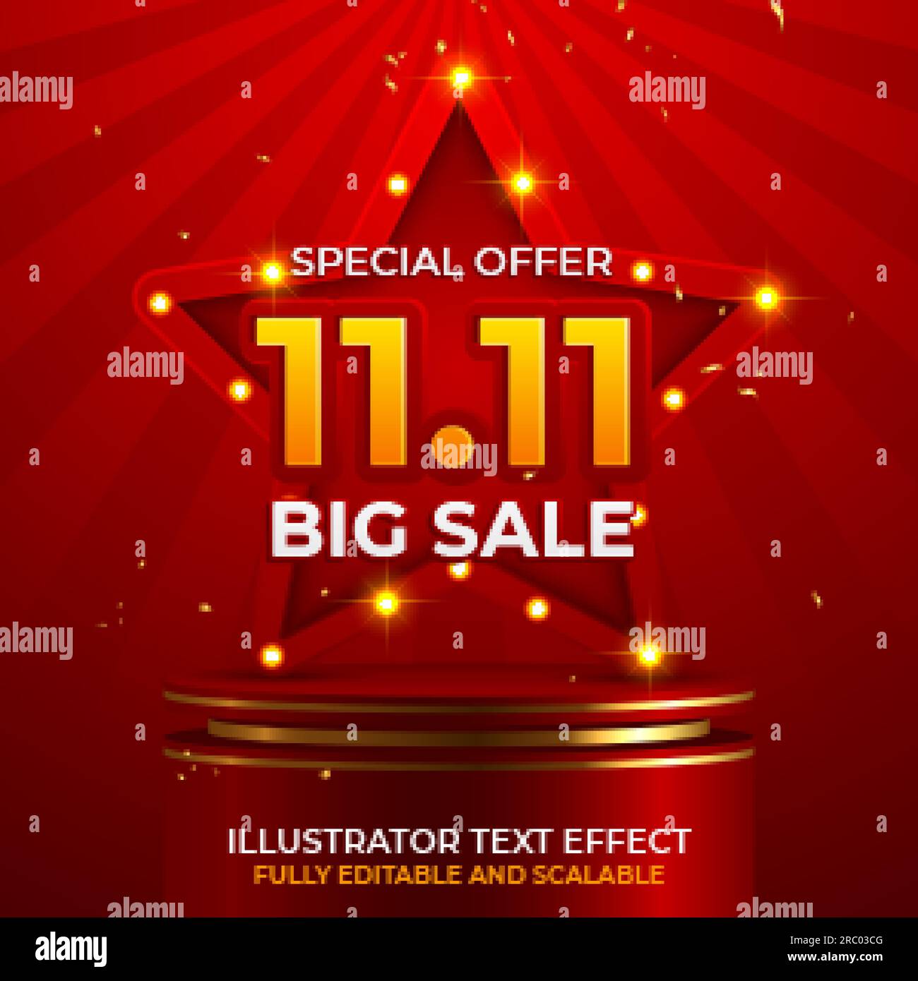 Attractive sale poster template design Stock Vector Images - Alamy