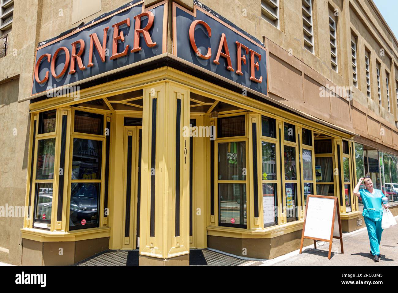 Generic corner cafe sign hi-res stock photography and images - Alamy
