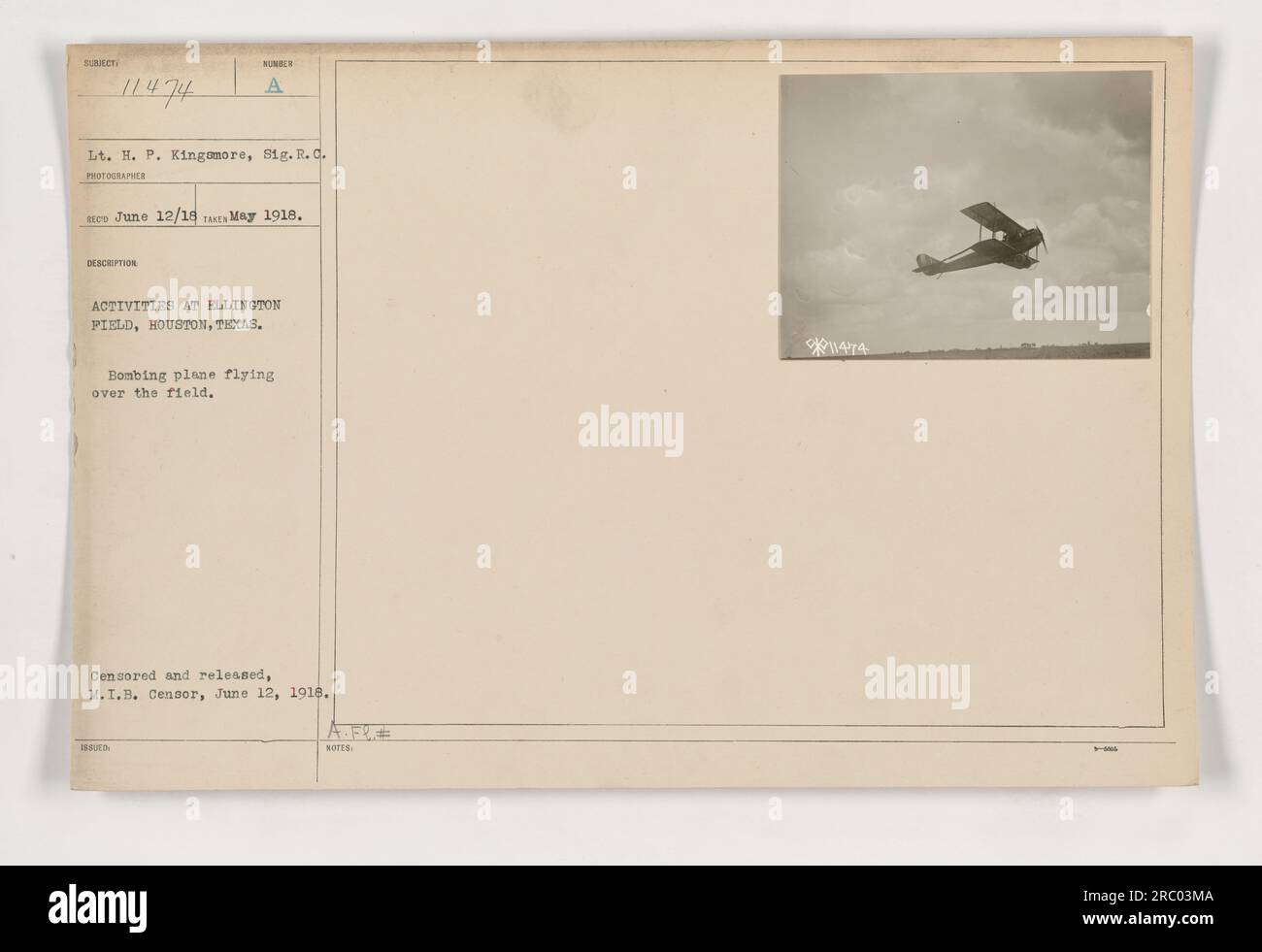 Ellington field bombing plane hi-res stock photography and images - Alamy