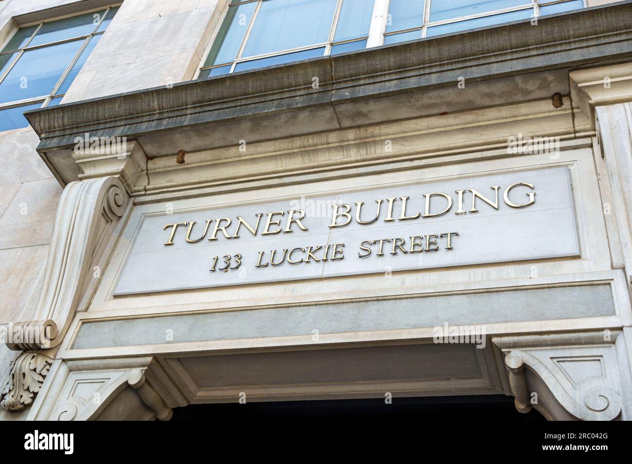 Atlanta Georgia,Ted Turner Building foundation,outside exterior ...