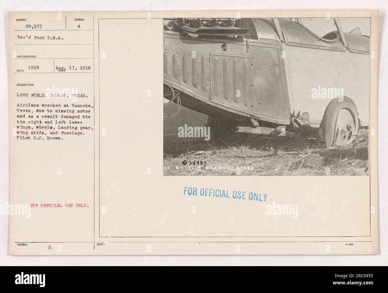 Damaged wing skids hi-res stock photography and images - Alamy