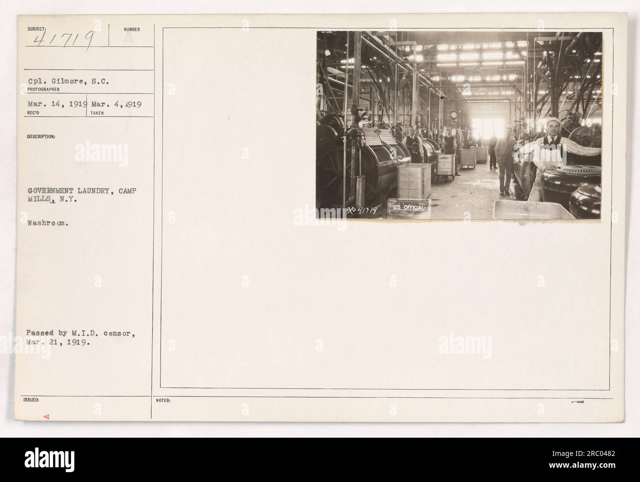 A U.S. Army soldier, Corporal Gilmore, is photographed in the washroom ...